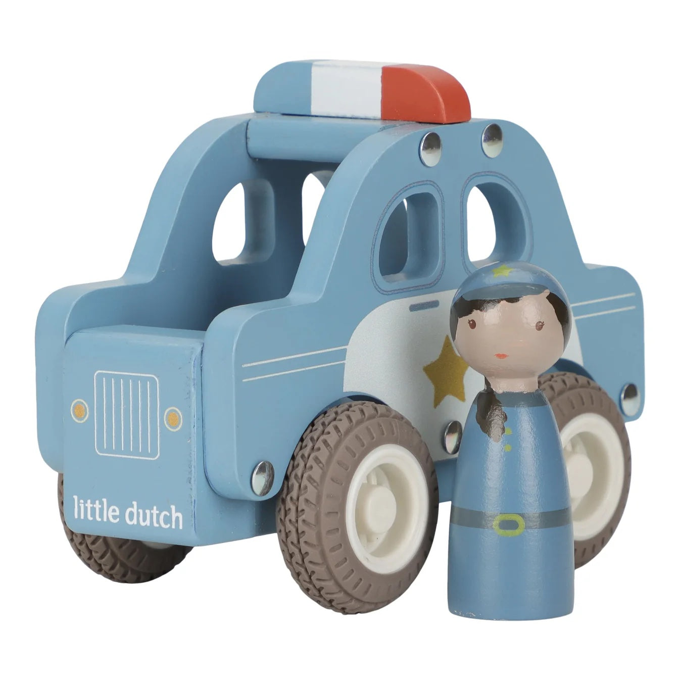Wooden toy POLICE CAR - Angus & Dudley Collections